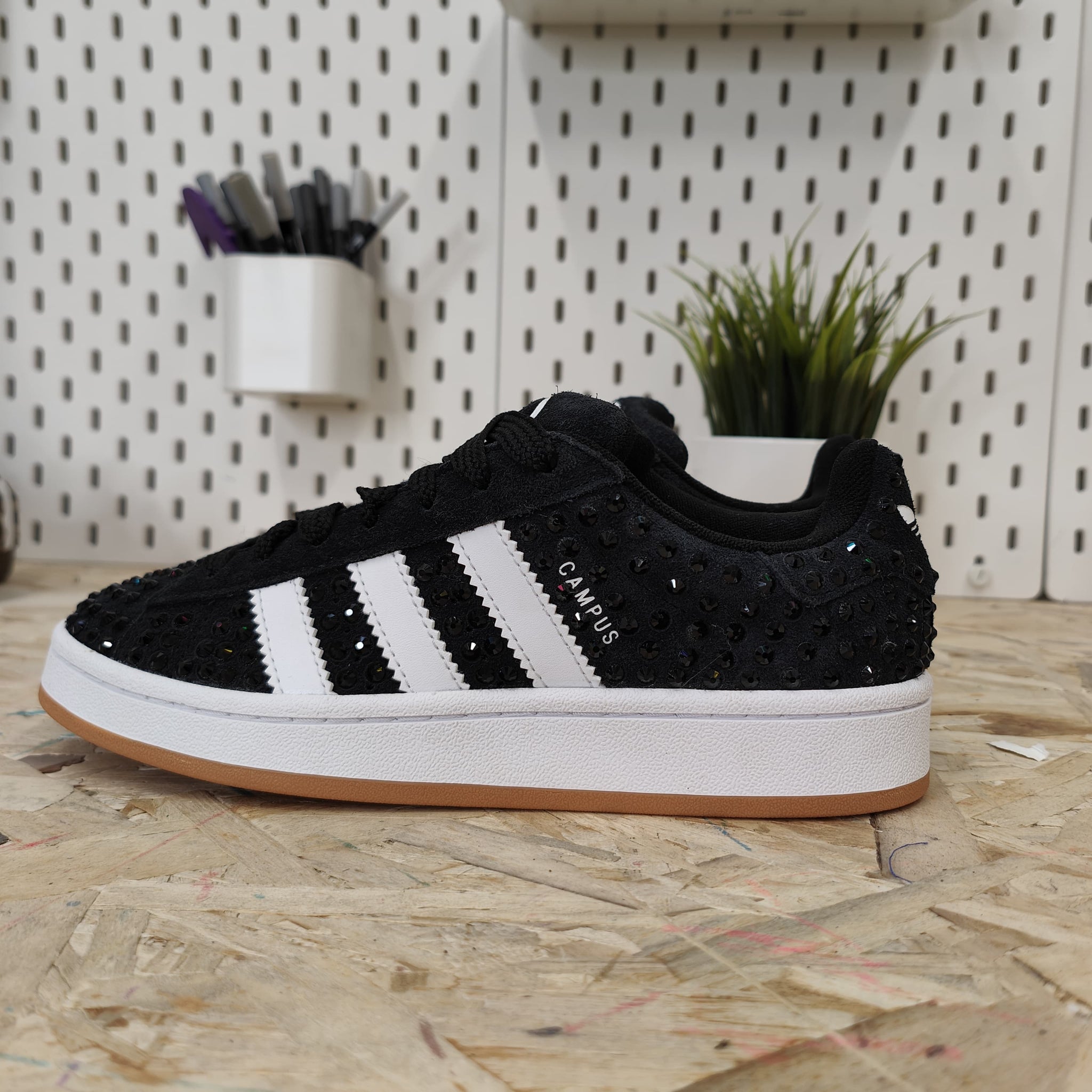 ADIDAS CAMPUS GLITTER BLACK